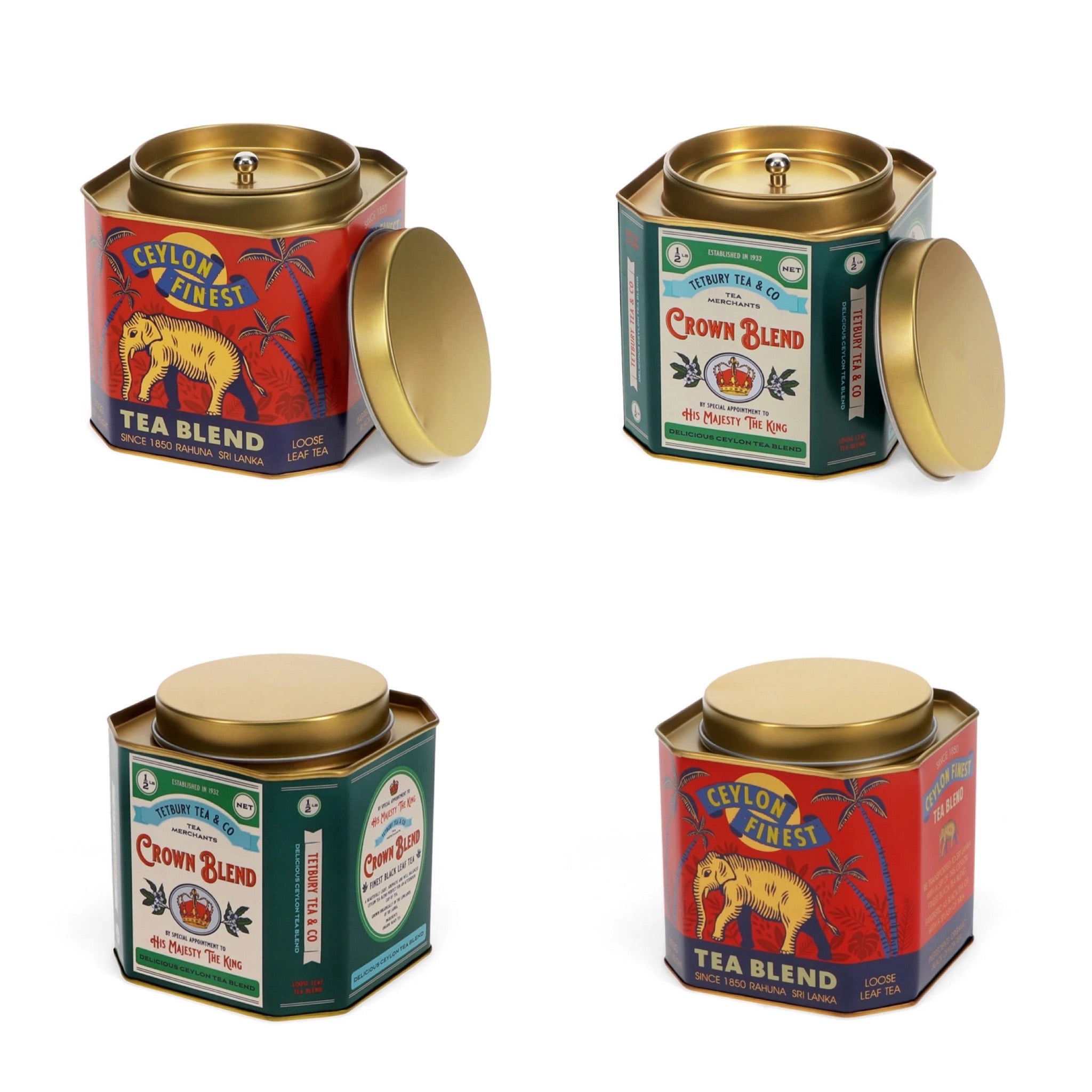 Metal tea caddy – DickieBird Homestore