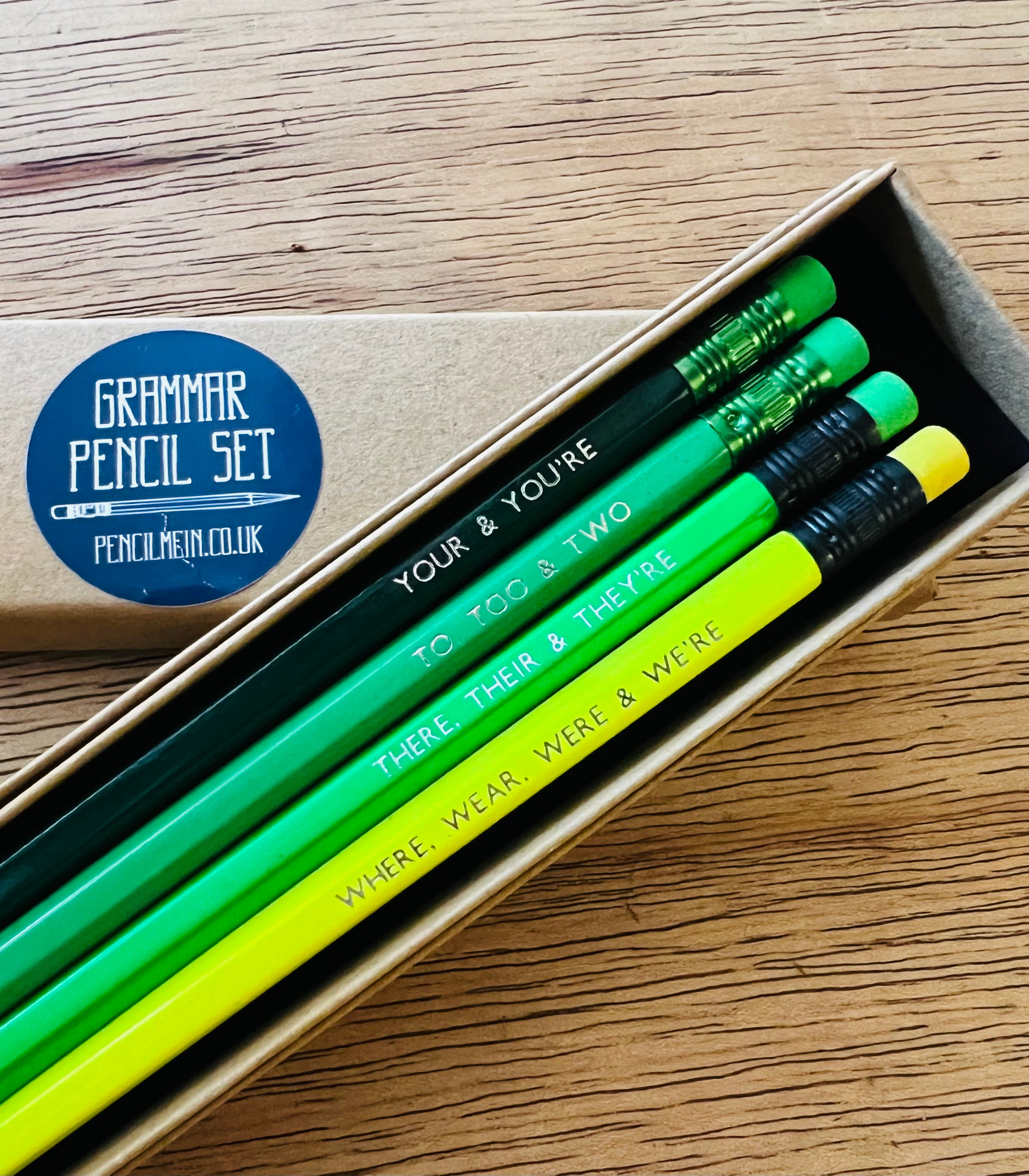 Grammar pencil set – DickieBird Homestore