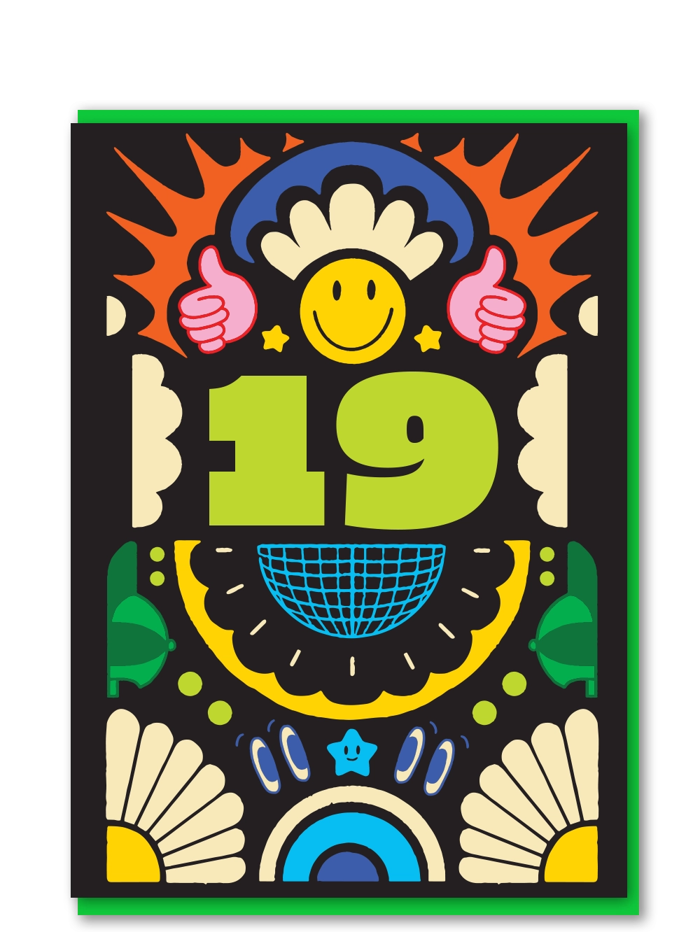 19 birthday fun fair card – DickieBird Homestore