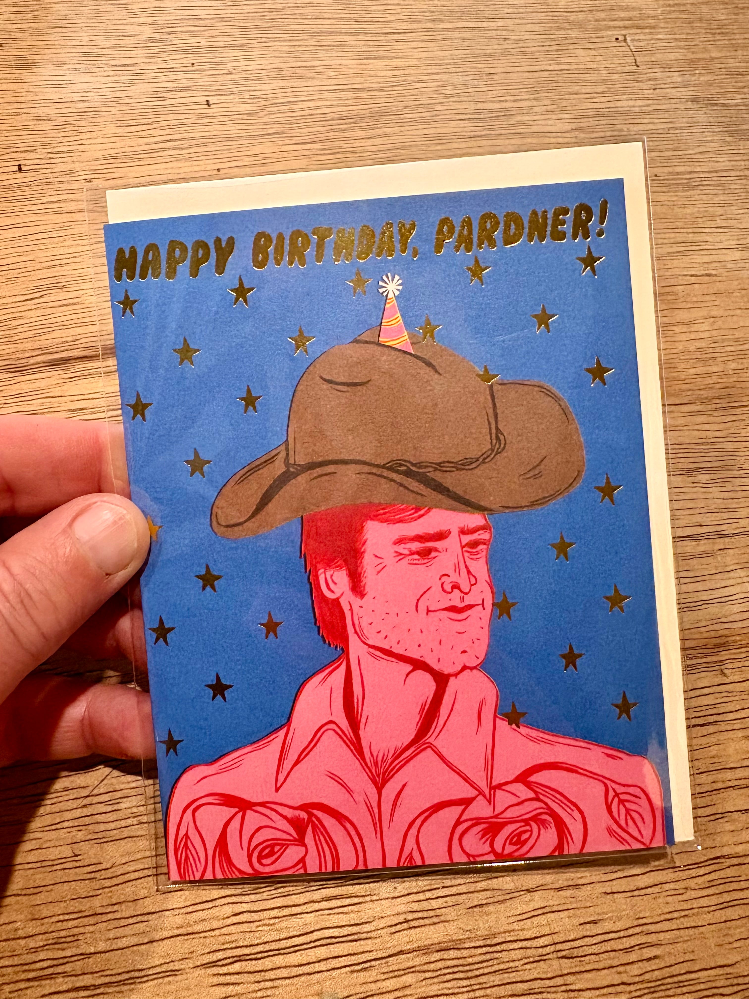 Happy birthday pardner cowboy card – DickieBird Homestore